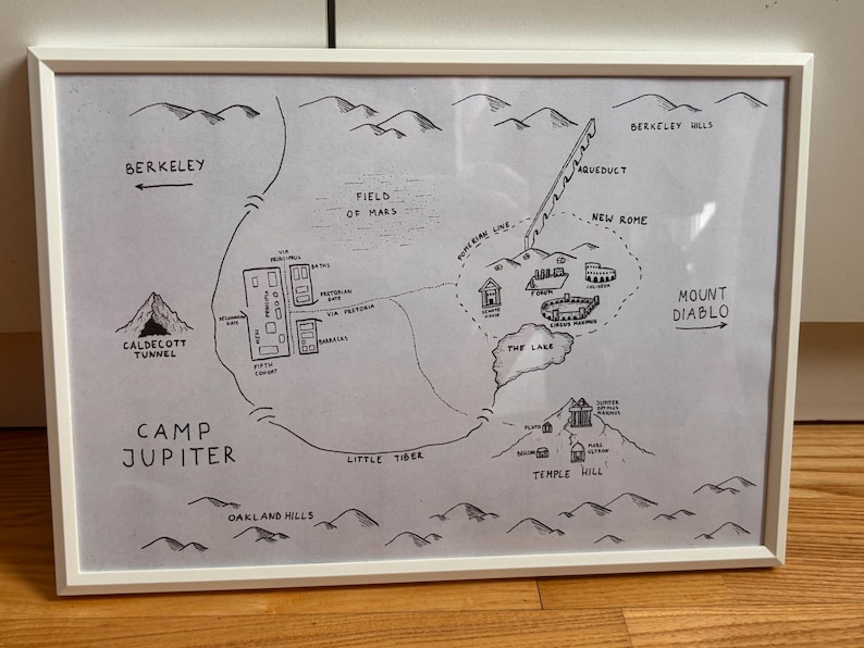 Camp Jupiter Map - Etsy
