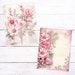 Printable Pink Winter Flowers Digital Paper Ephemera JPG Images for ...