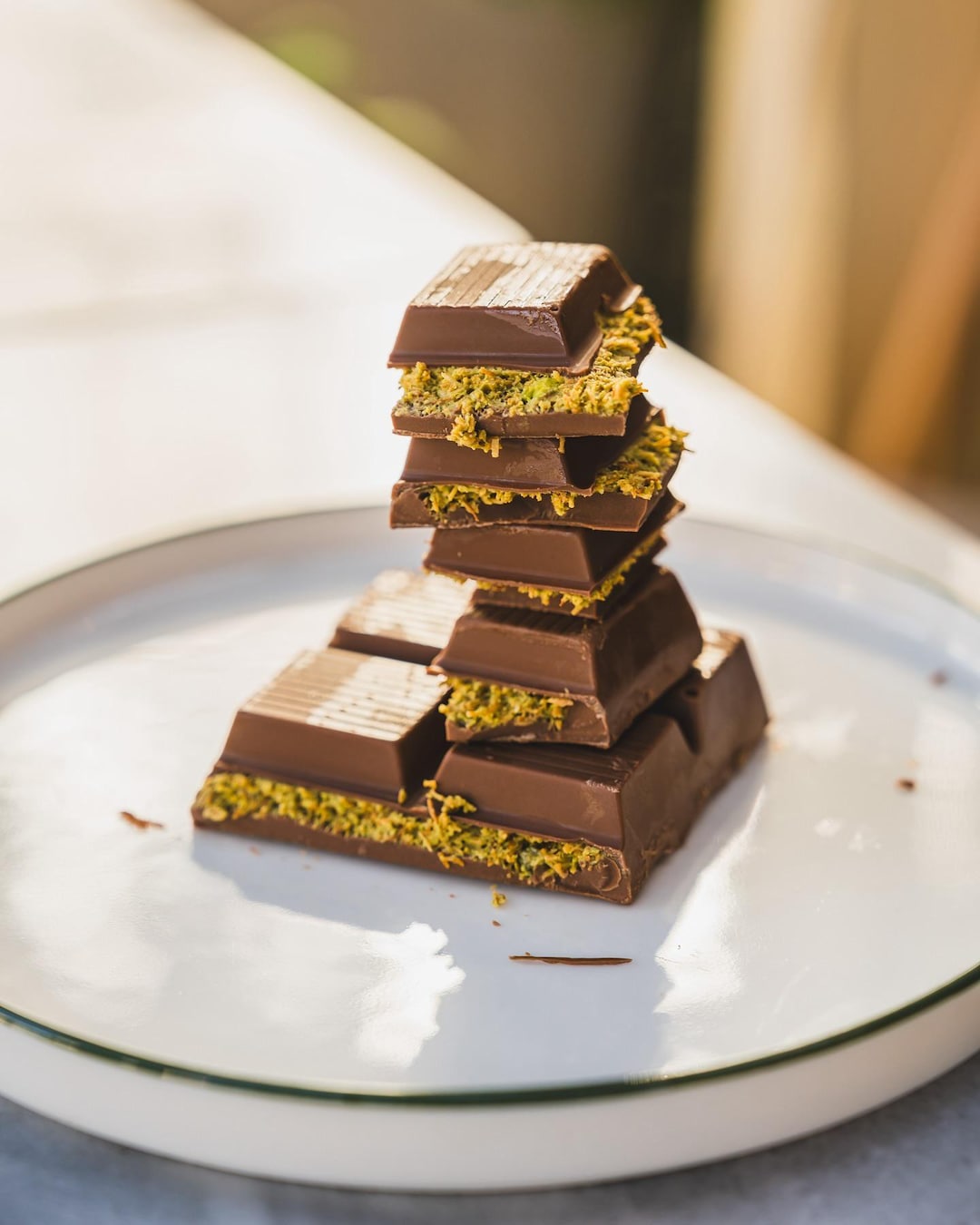 Dubai Chocolate Bar: Gold Flakes & Kataifi Treat (7oz) - Etsy