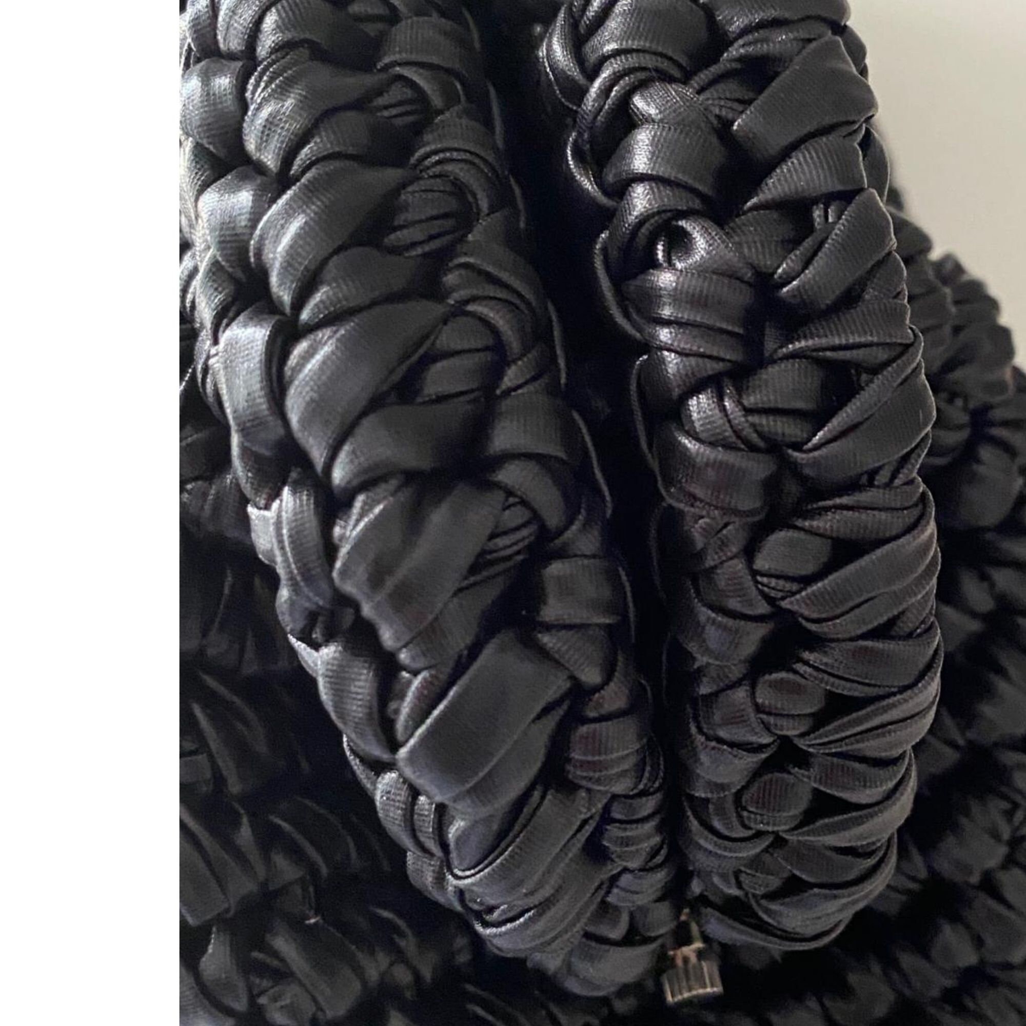 Metallic Black Raffia Clutch Bag,luxury Handmade Raffia Clutch Bag ...