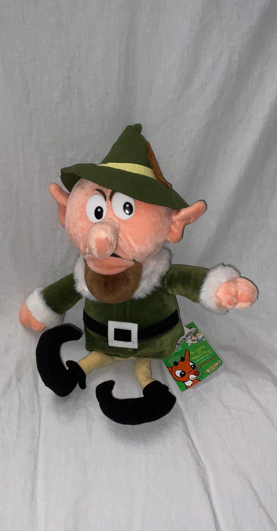 1999 Stuffins CVS Island of Misfit Toys 14” Plush Boss Elf Doll With ...