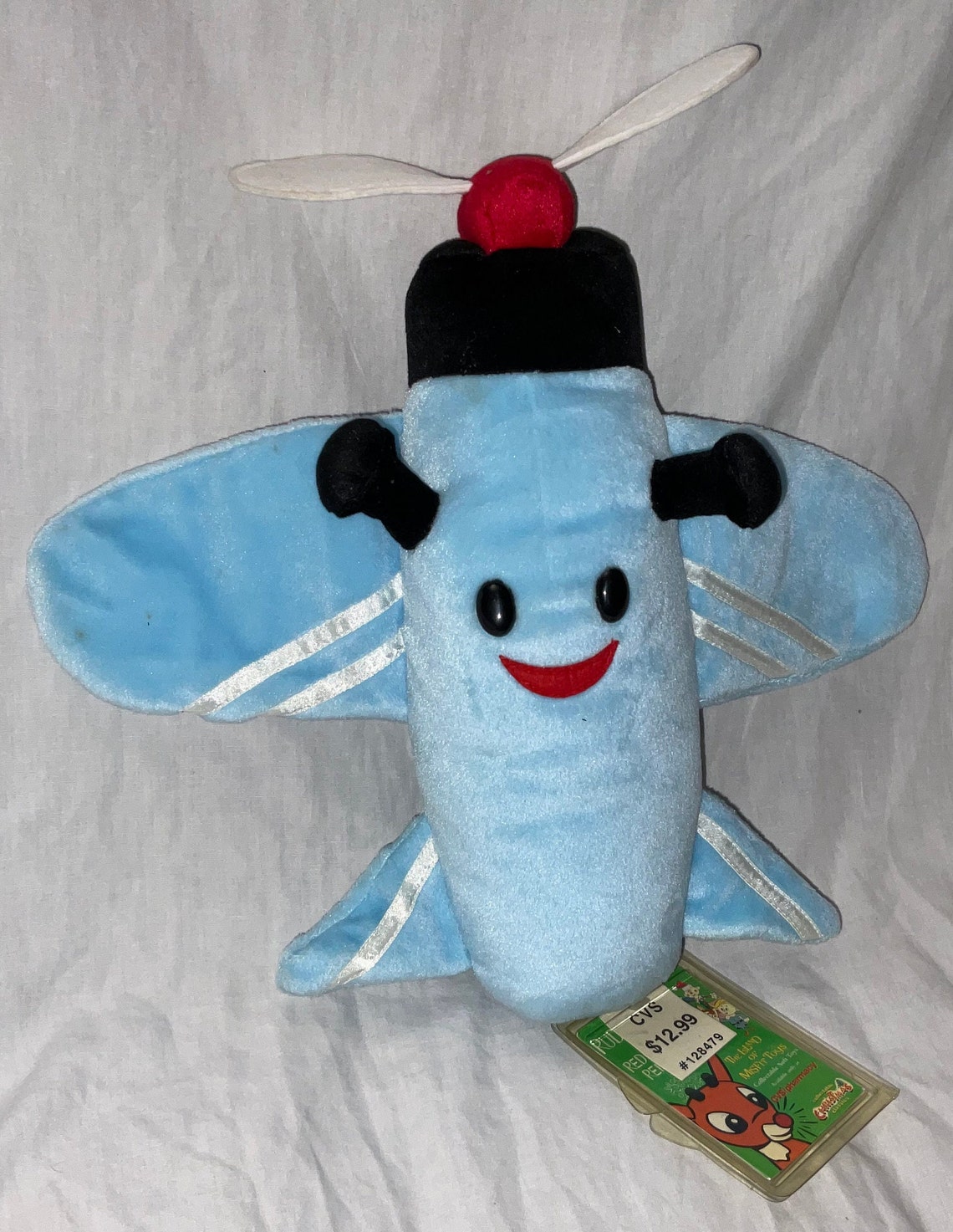 1999 Stuffins CVS Island of Misfit Toys 13” Plush Misfit Blue Plane ...