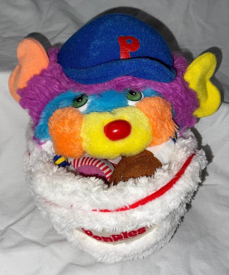 1980’s Vintage Popples Plush Baseball Pitcher Popple by Mattel - Etsy