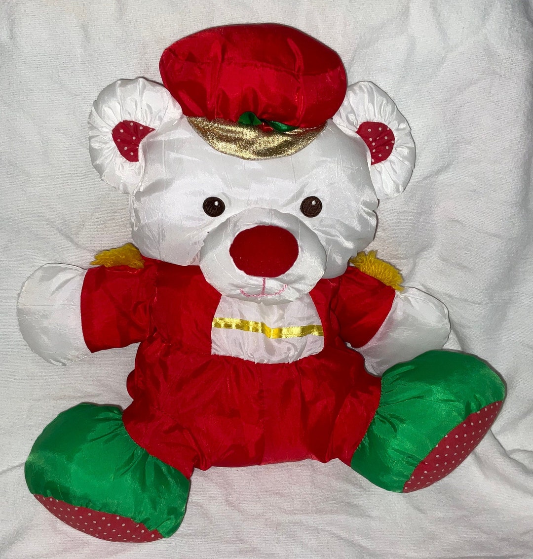 Vintage 1992 Fisher Price Puffalumps Christmas Nutcracker Bear ...