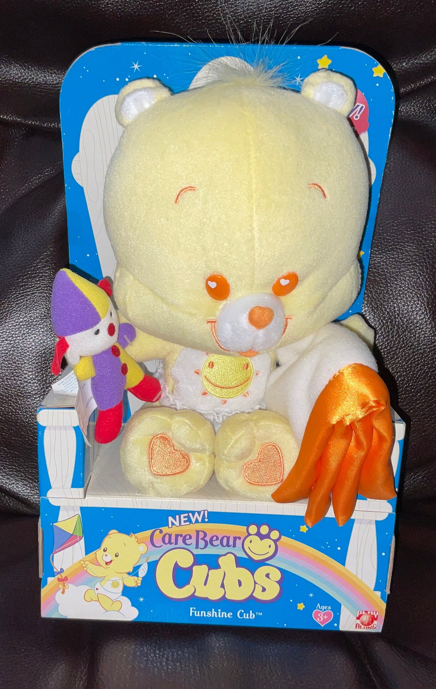 Vintage Care Bear Cubs Plush Funshine Cub Bear With Blanket and Clown ...