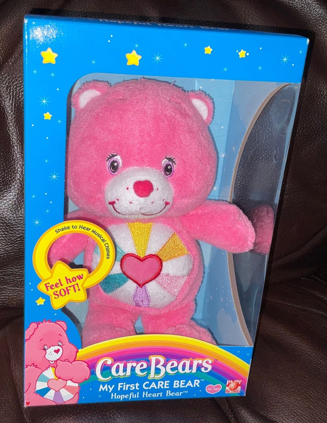 Vintage Care Bears My First Care Bear Soft Plush Hopeful Heart Bear ...