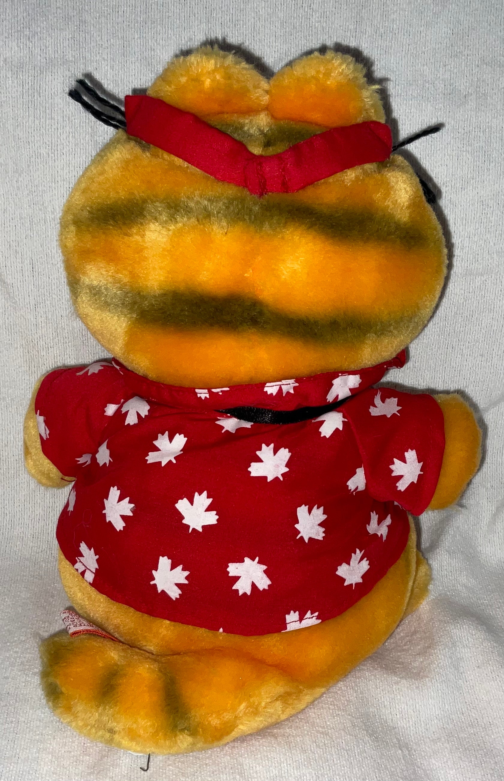 Rare Vintage Plush Garfield the Cat From Canada - Tourist With Camera ...