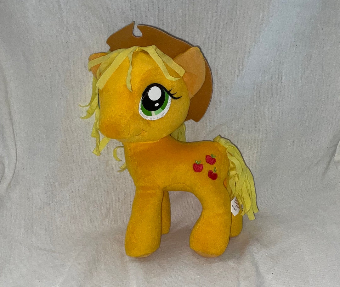 My Little Pony Hard to Find 12” Plush Applejack Pony With Hat - Etsy