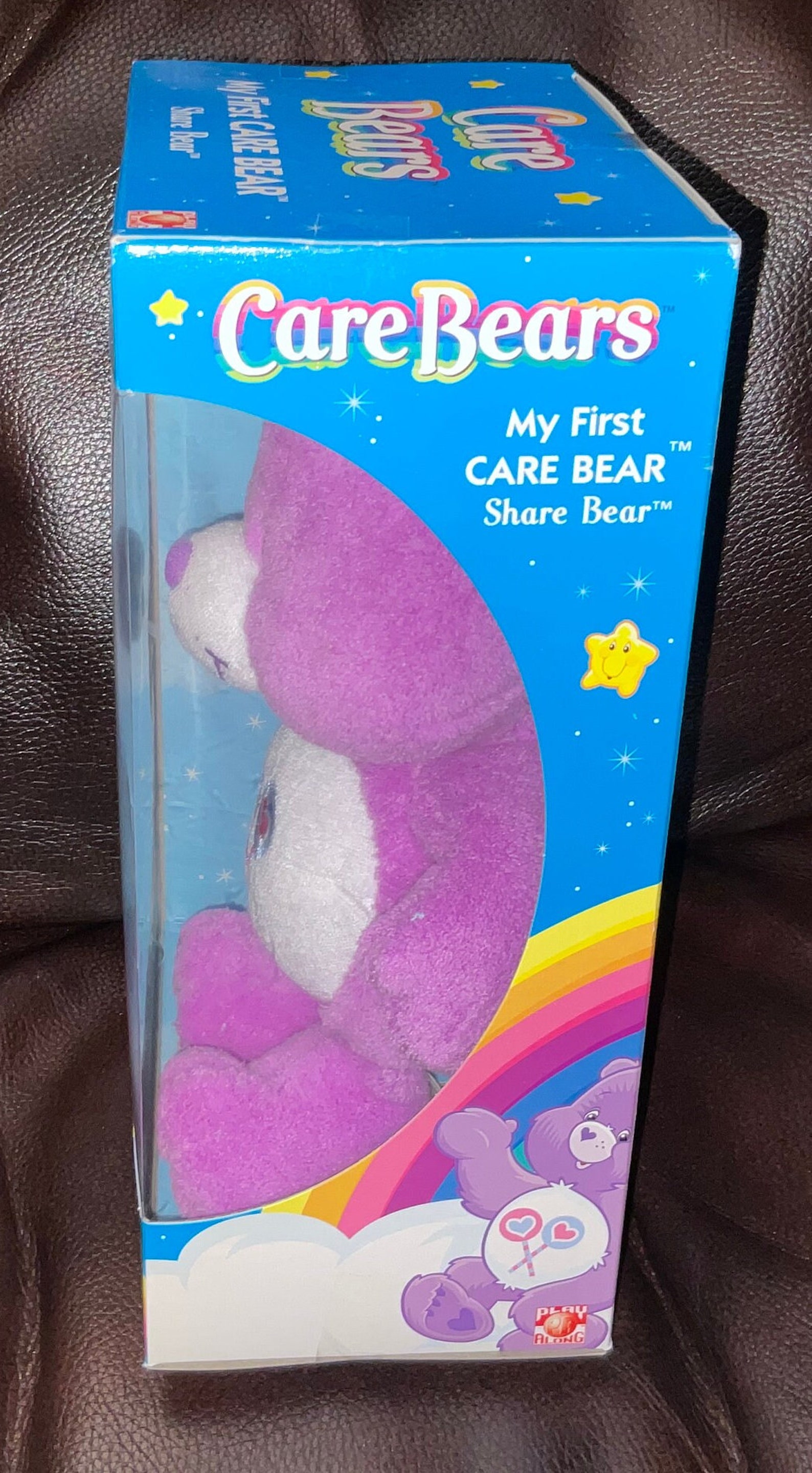 Vintage Care Bears My First Care Bear Soft Plush Share Bear With Rattle ...
