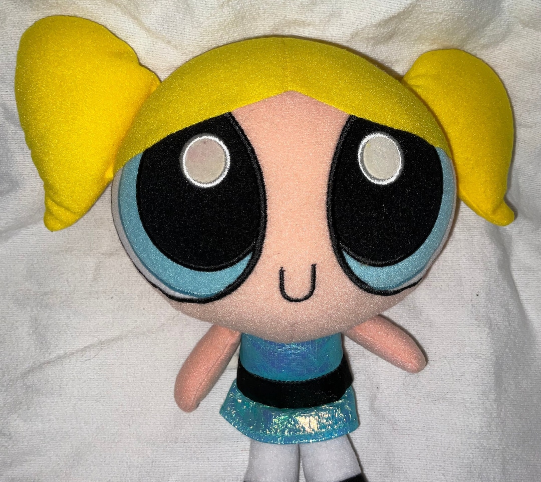 Vintage Stuffed Plush 9” Powerpuff Girls BUBBLES Doll - Etsy