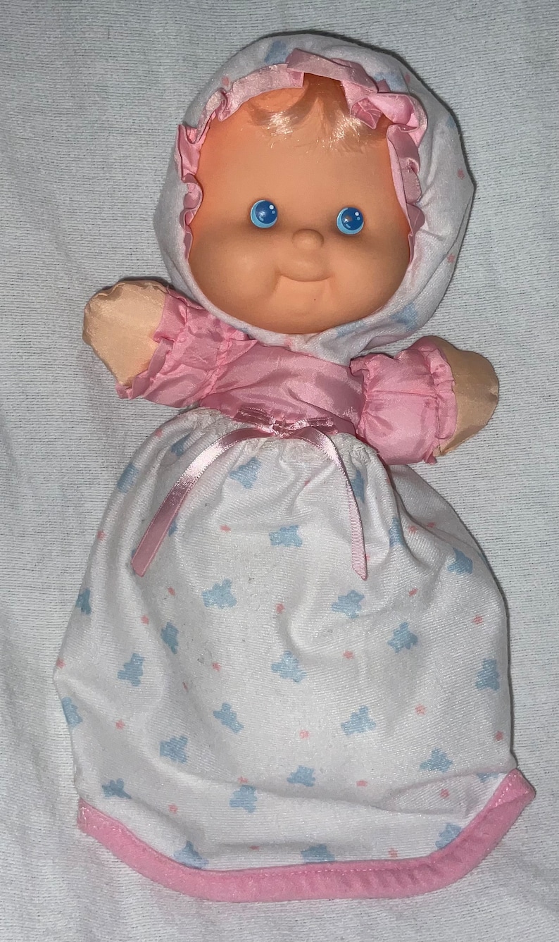 Vintage 1993 Fisher Price Puffalumps Newborn Baby Girl Puffalump Doll ...