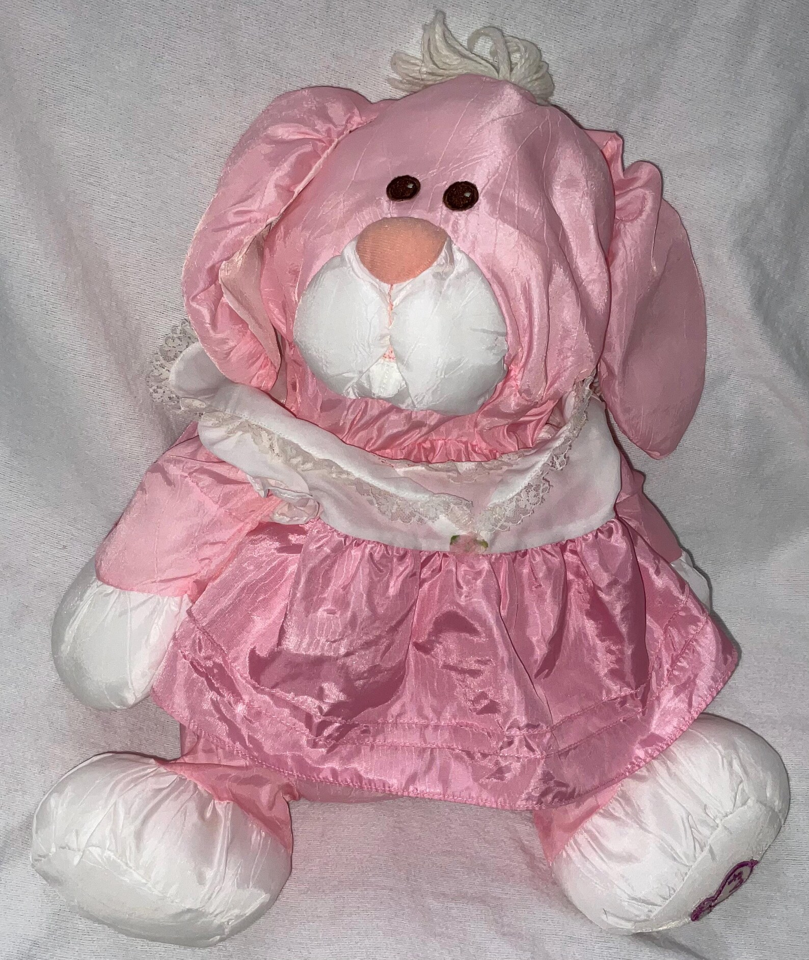 Vintage Fisher Price Puffalumps Pink Puffalump Bunny Rabbit in Pink ...