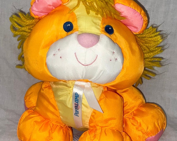 Vintage 1993 Fisher Price Puffalumps Jungle Juniors Lion Puffalump - Etsy