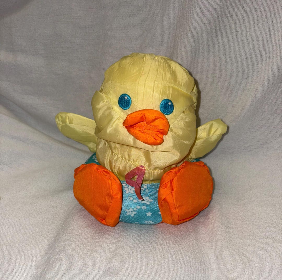 1989 Vintage Fisher Price Puffalumps Tubby the Duck Floating Puffalump ...