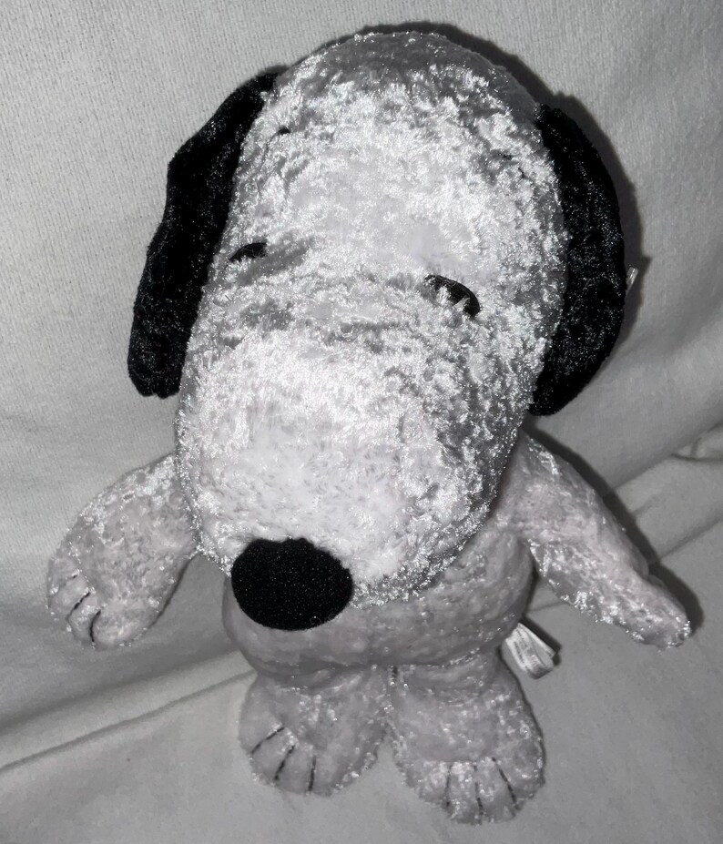 Peanuts Plush 10” My First Snoopy With Red Collar and Rattle Inside ...