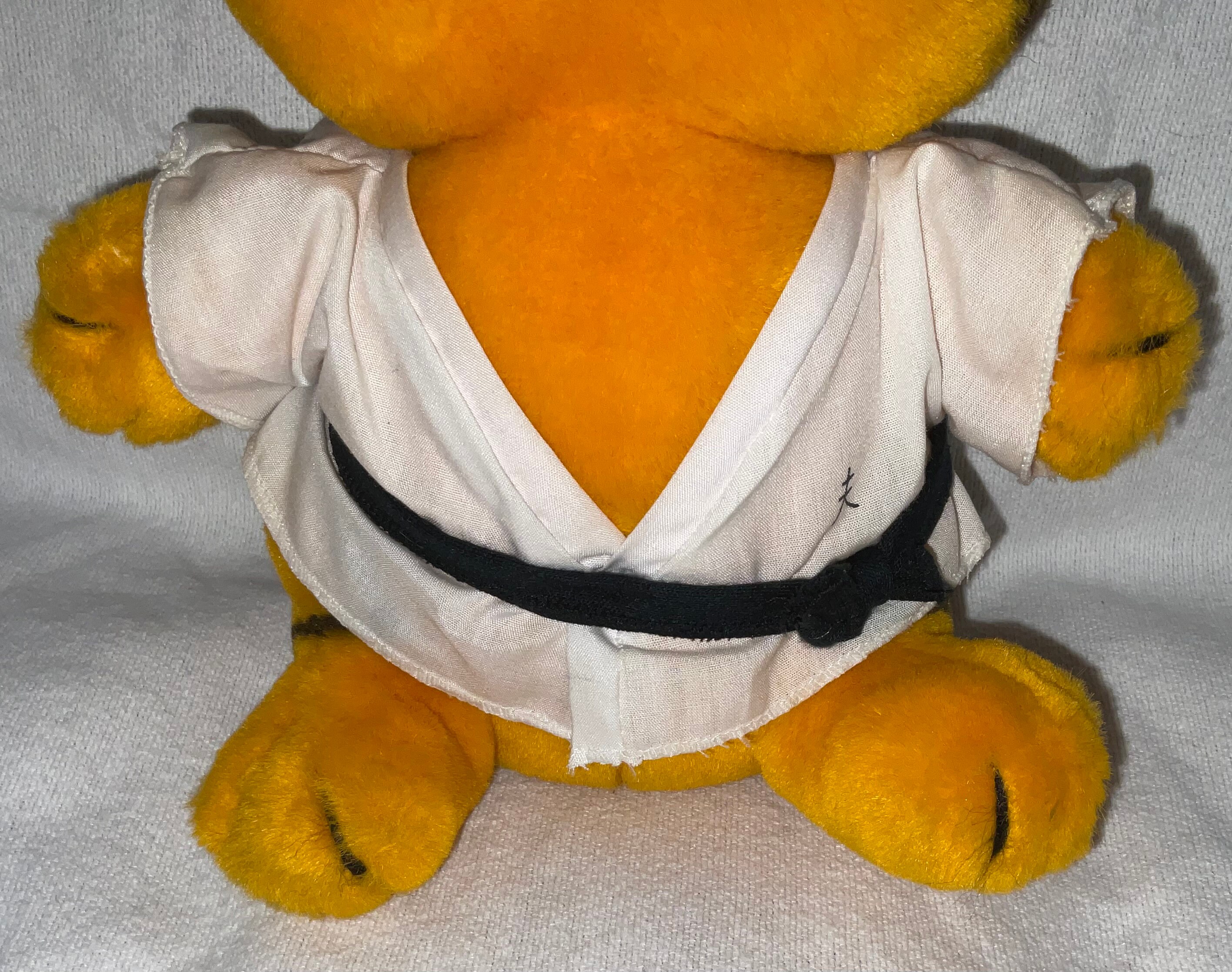 Vintage Plush Garfield the Cat in Karate Outfit - Etsy