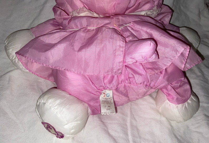 Vintage 1986 Fisher Price Puffalumps Pink Puffalump Lamb in Pink Dress ...