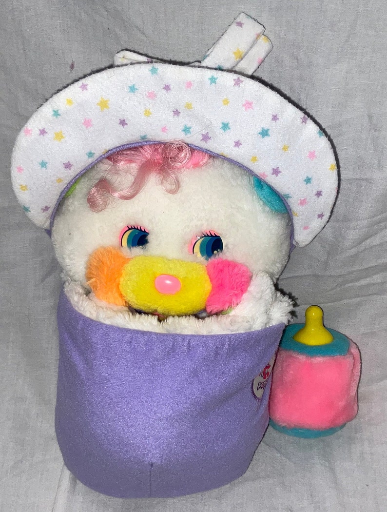 1986 Vintage Popples Plush Bibsy the Baby Popple With a Plush - Etsy