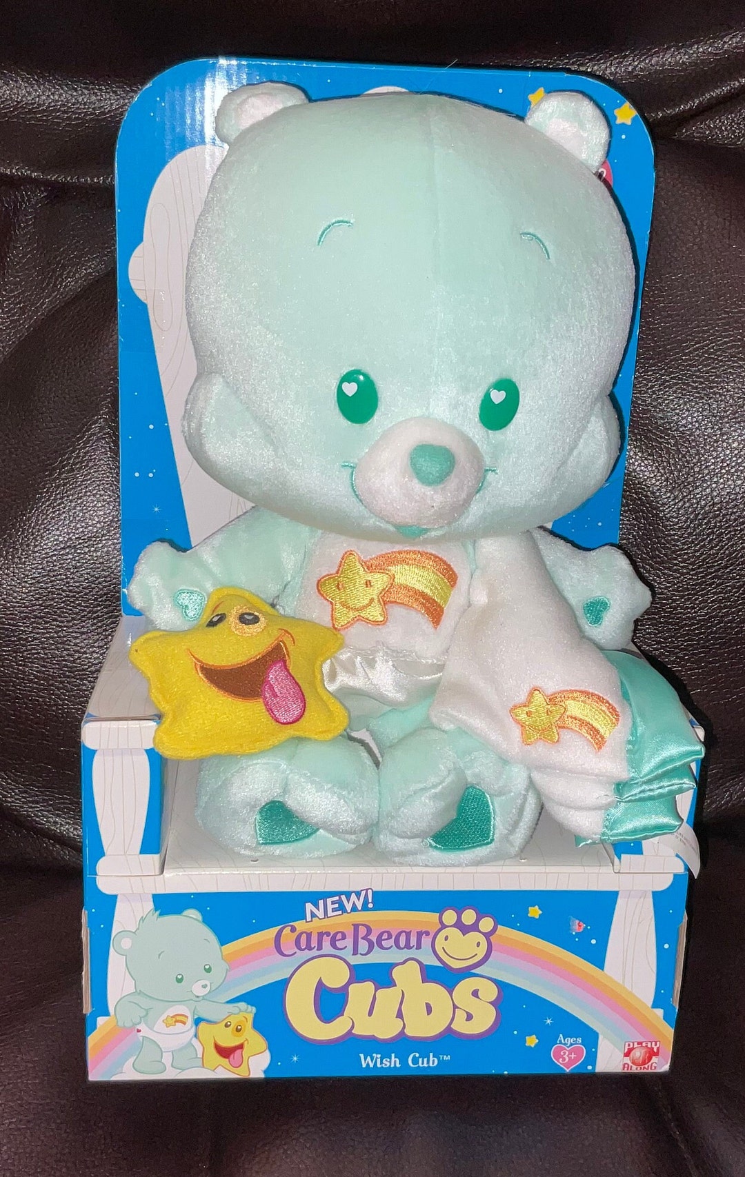 Vintage Care Bear Cubs Plush Wish Cub Bear With Blanket and Star in ...