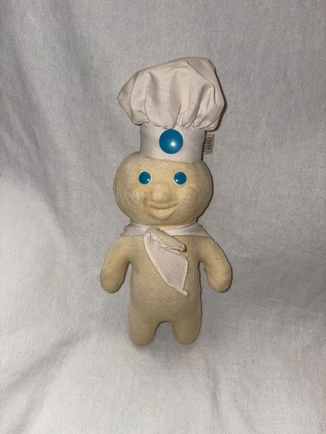 1972 Vintage Plush 12 Pillsbury Doughboy Doll Etsy