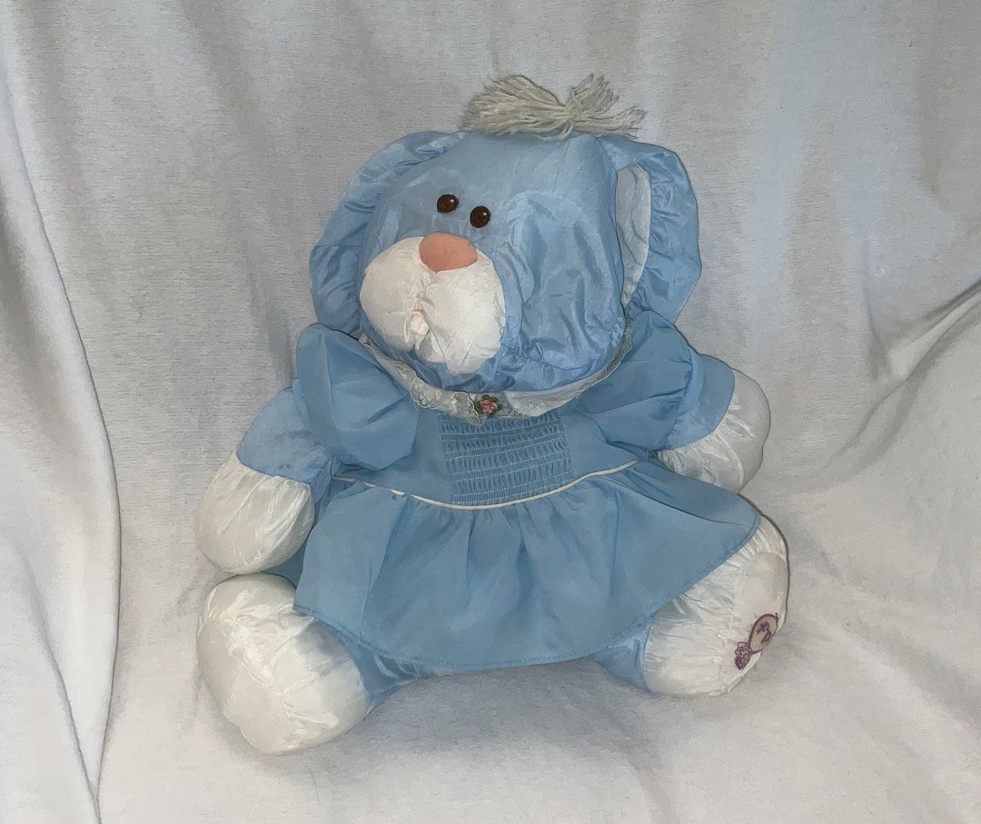 1986 Vintage Fisher Price Puffalumps Blue Puffalump Bunny Rabbit in ...