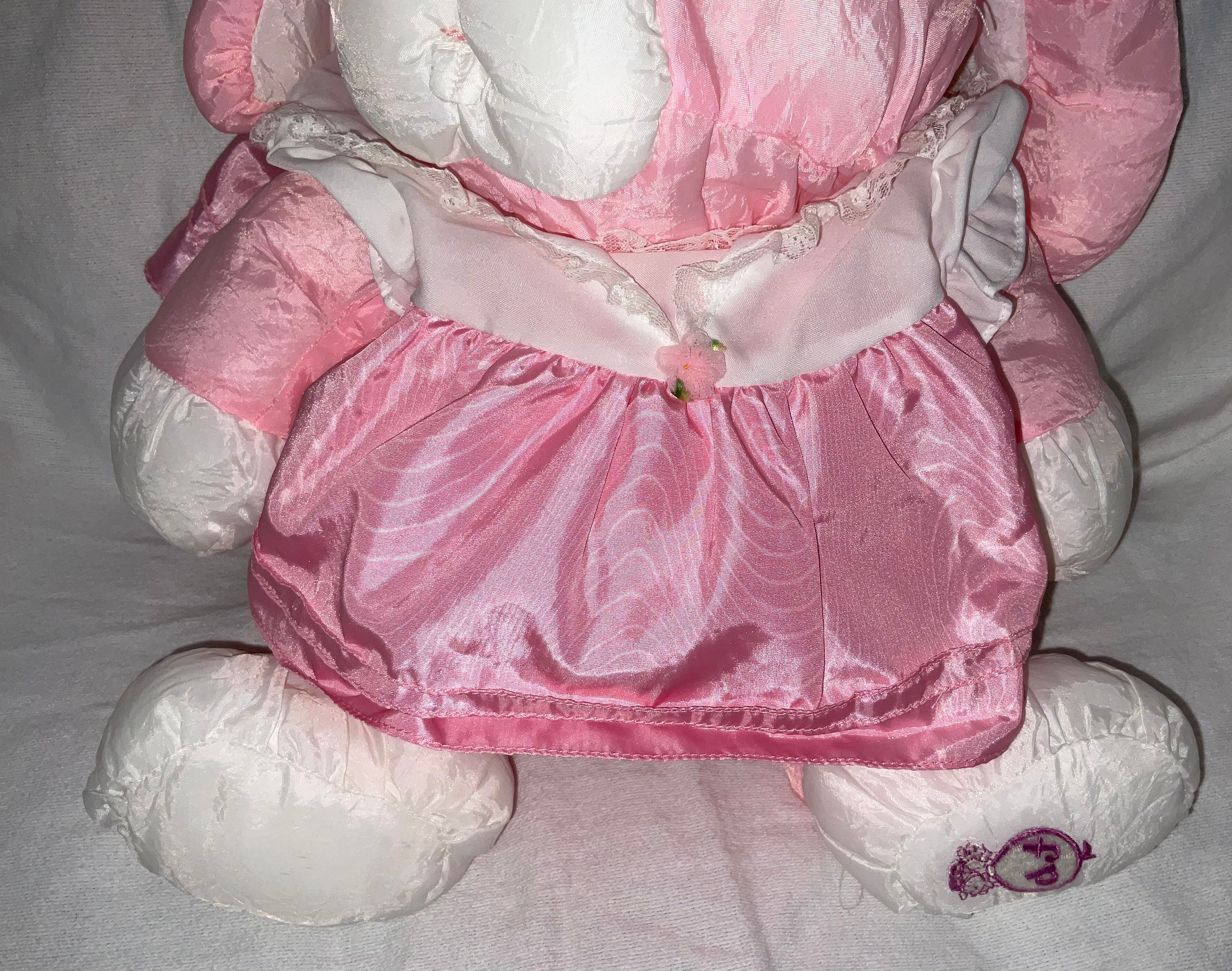 Vintage Fisher Price Puffalumps Pink Puffalump Bunny Rabbit in Pink ...