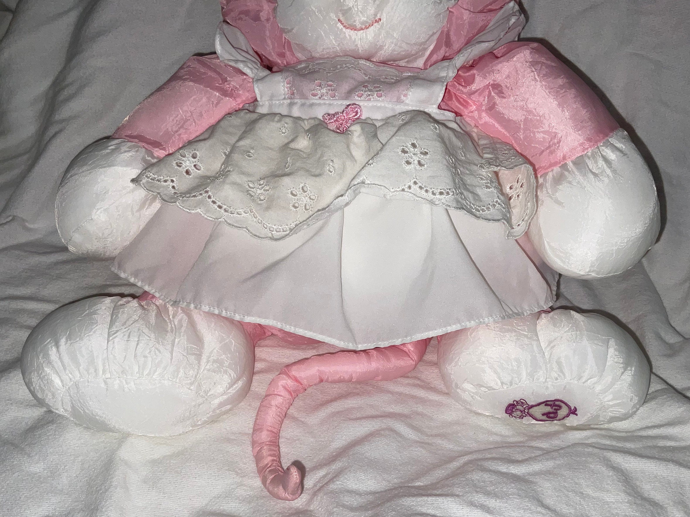 Vintage 1987 Fisher Price Puffalumps Pink Puffalump Mouse in - Etsy