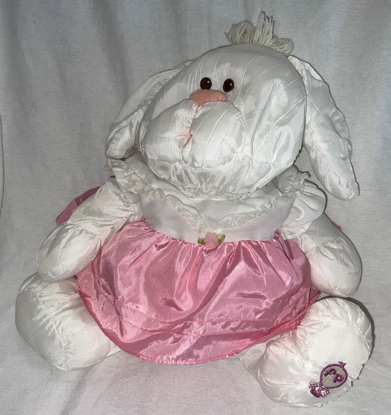 Vintage 1986 Fisher Price Puffalumps White Puffalump Bunny Rabbit in ...
