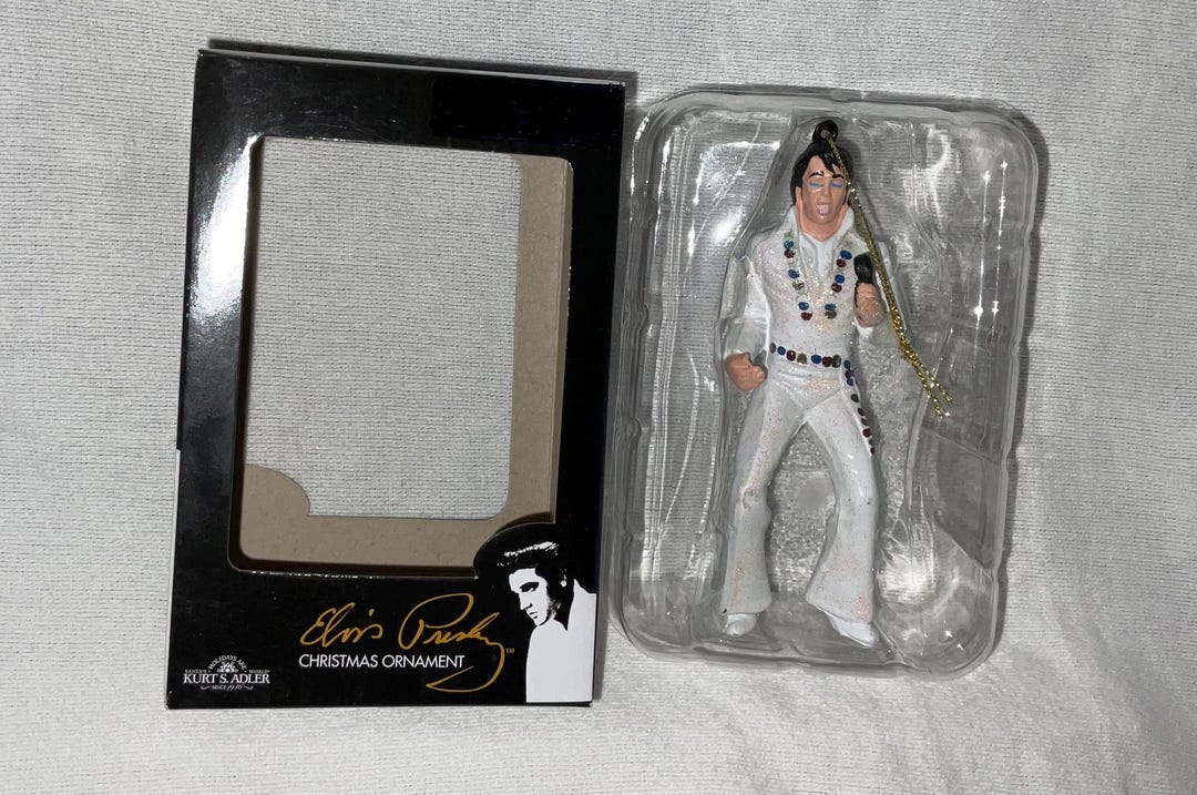 Kurt Adler Elvis Presley Christmas Ornament - in Original Box - Etsy