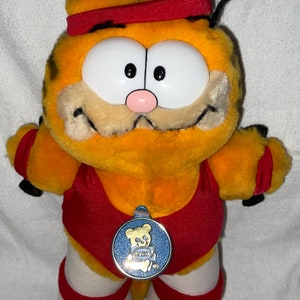 Vintage Plush Garfield the Cat in Aerobics Workout Outfit - Etsy