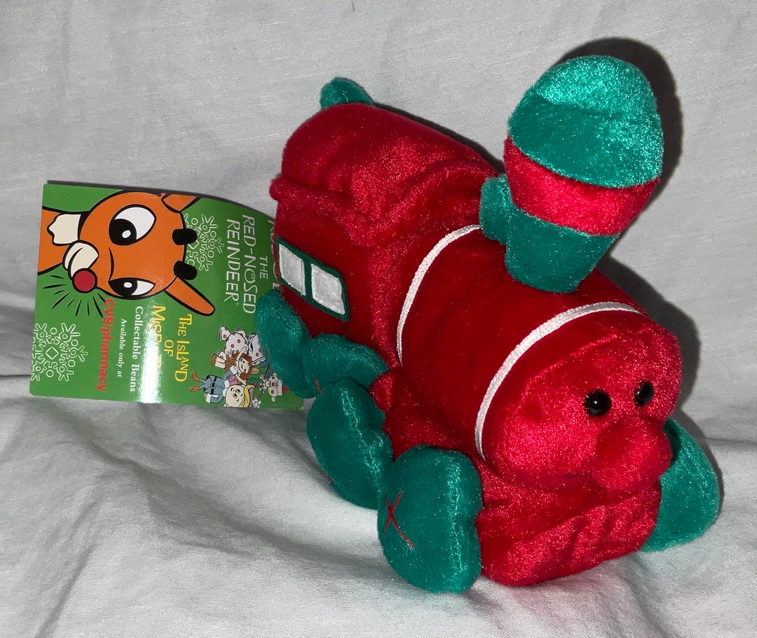 1998 Stuffins CVS Island of Misfit Toys Plush Misfit Train Bean Bag ...