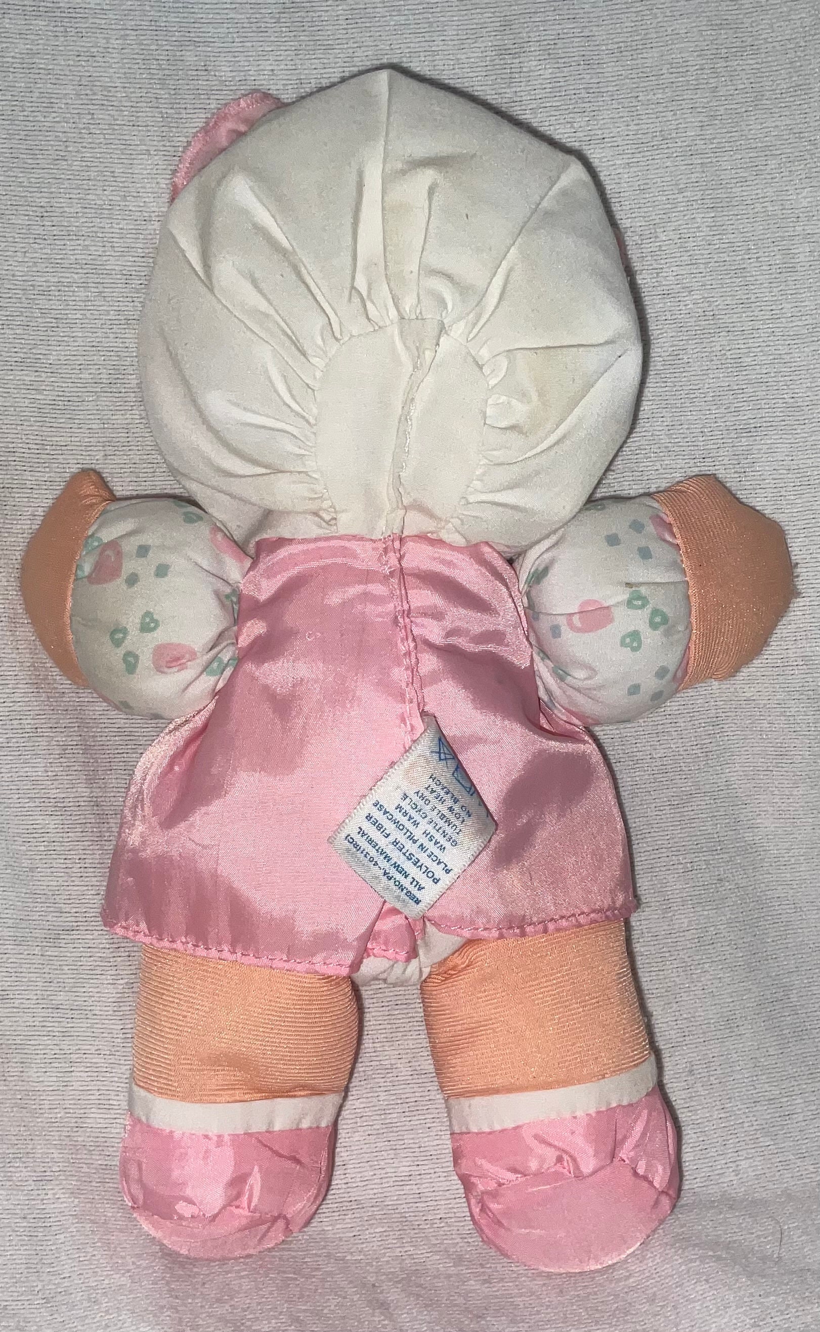 Vintage 1994 Fisher Price Puffalumps DOLLY Baby Doll Puffalump With ...