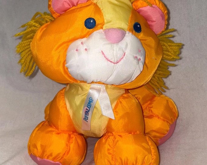 Vintage 1993 Fisher Price Puffalumps Jungle Juniors Lion Puffalump - Etsy