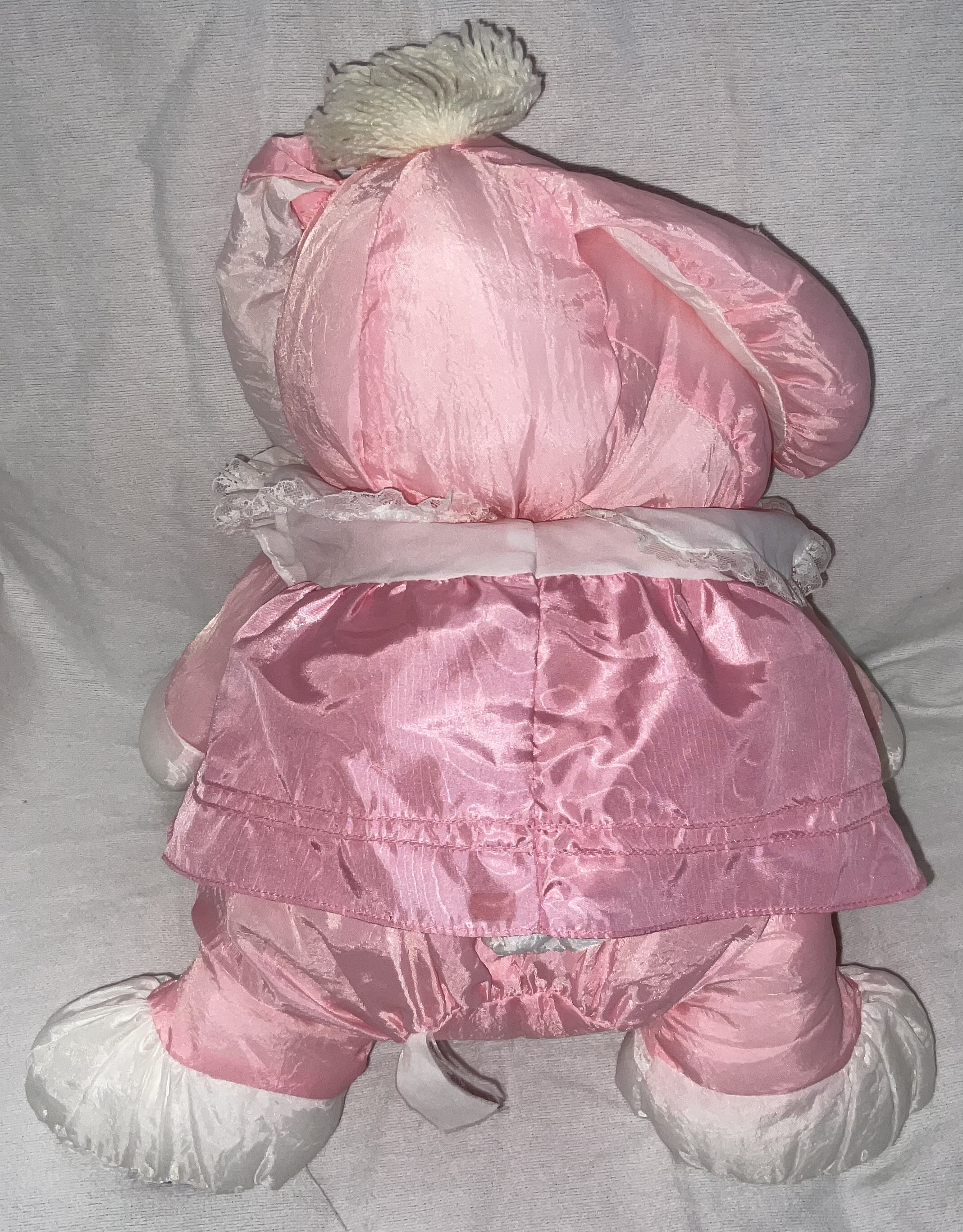 Vintage Fisher Price Puffalumps Pink Puffalump Bunny Rabbit in Pink ...