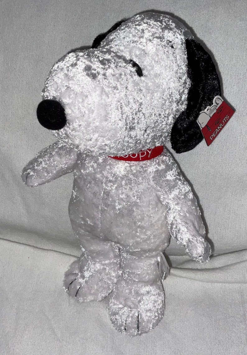 Peanuts Plush 10” My First Snoopy With Red Collar and Rattle Inside ...