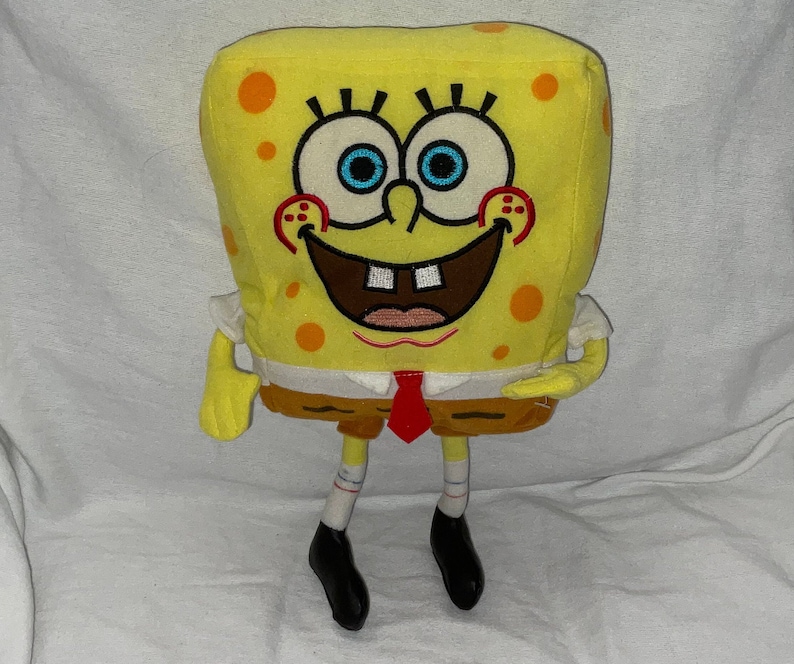 Spongebob Squarepants 13” Stuffed Plush With Bendable Arms and Legs - Etsy