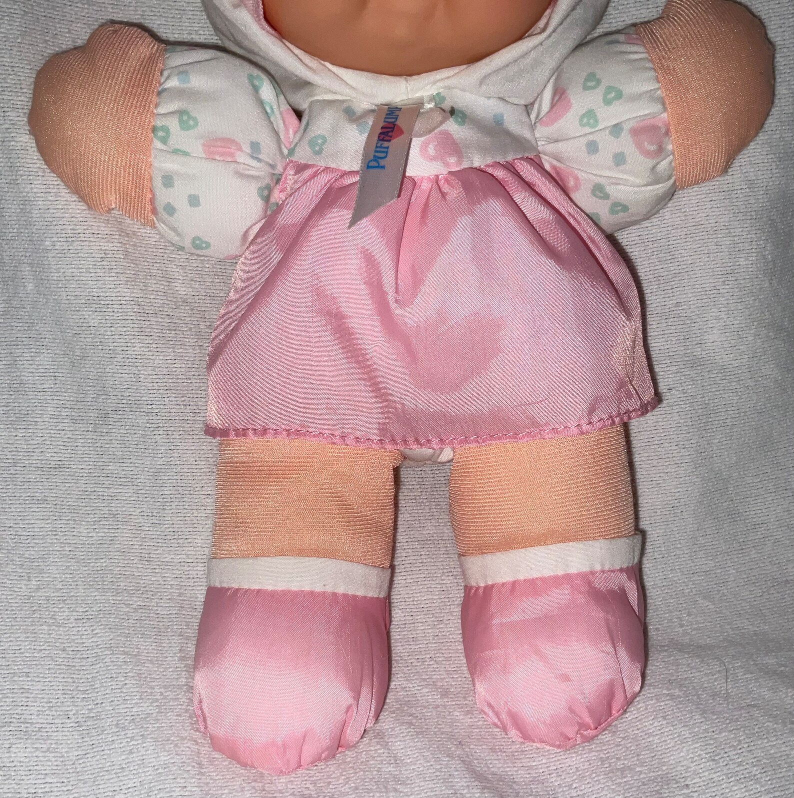 Vintage 1994 Fisher Price Puffalumps DOLLY Baby Doll Puffalump With ...