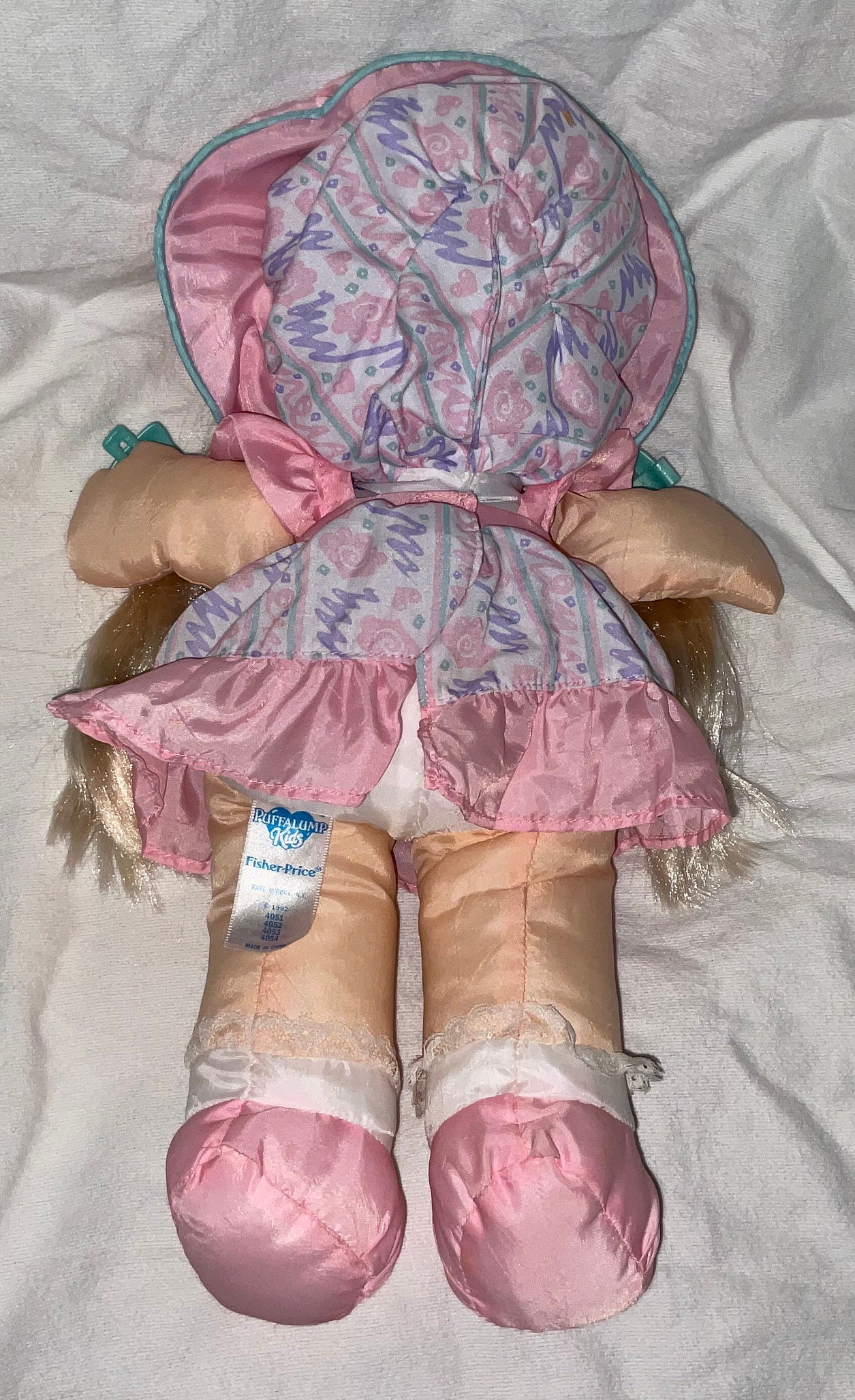 Vintage 1992 Fisher Price Puffalumps Kids 15” Pretty Hair Puffalump ...