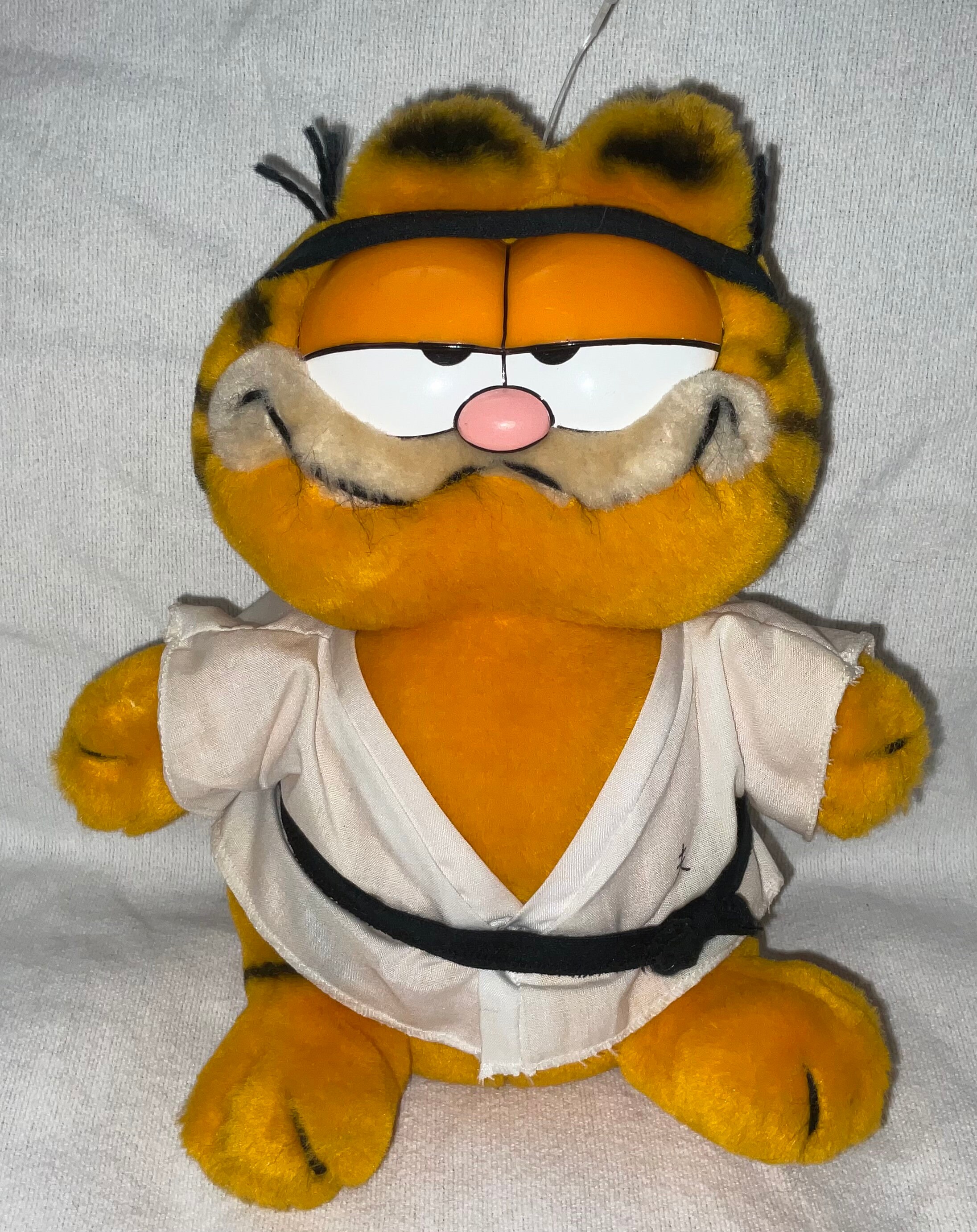 Vintage Plush Garfield the Cat in Karate Outfit - Etsy