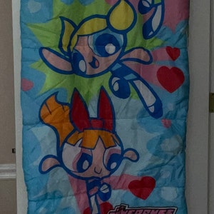 2000 Vintage Powerpuff Girls Sleeping Bag - Buttercup, Blossom and ...