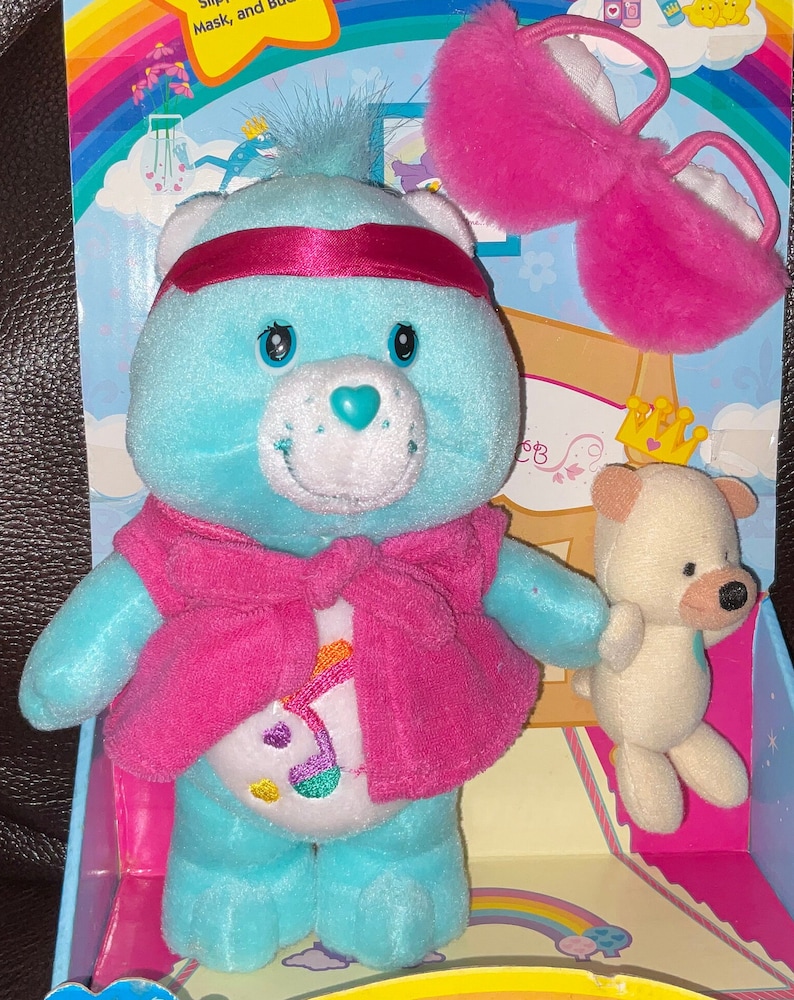 Care Bears Beddy Bye Dreams Set Plush Heartsong Bear With - Etsy