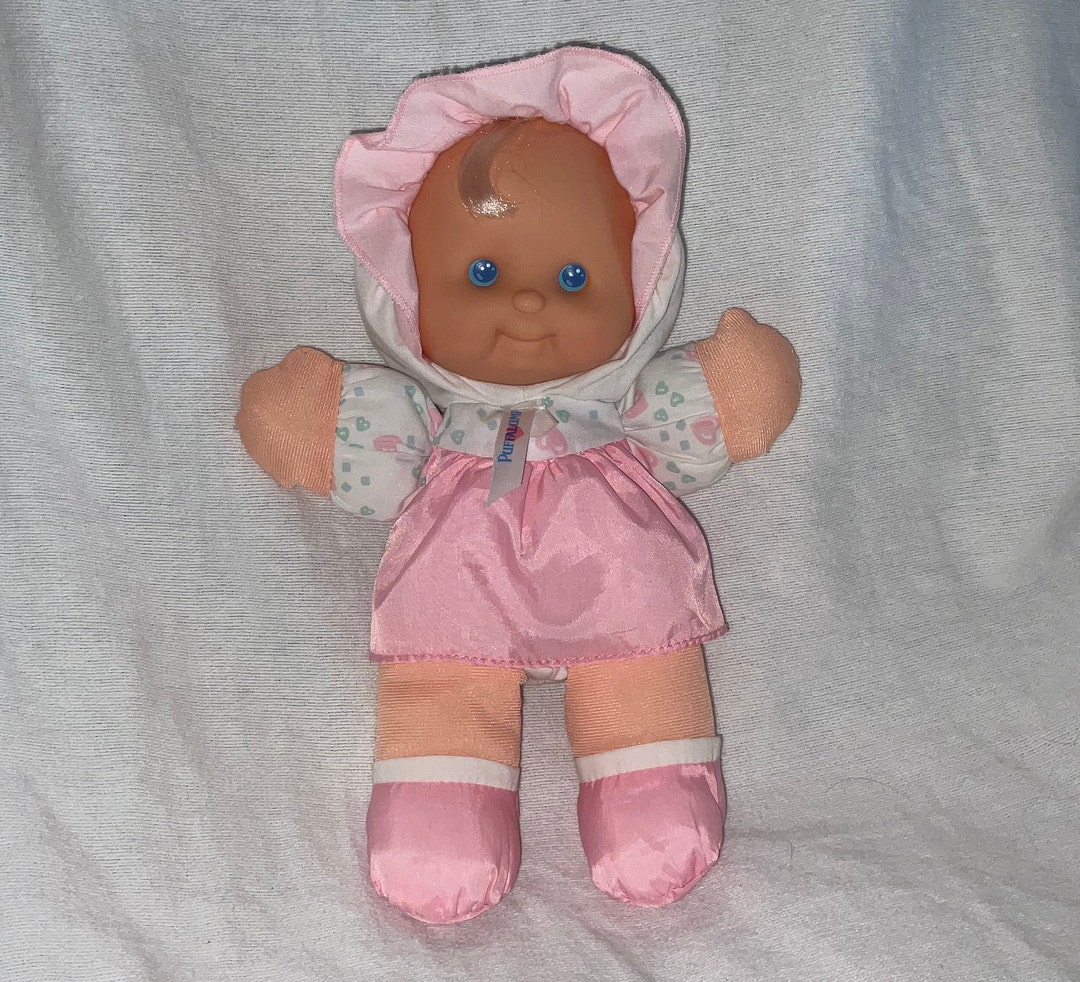 Vintage 1994 Fisher Price Puffalumps DOLLY Baby Doll Puffalump With ...