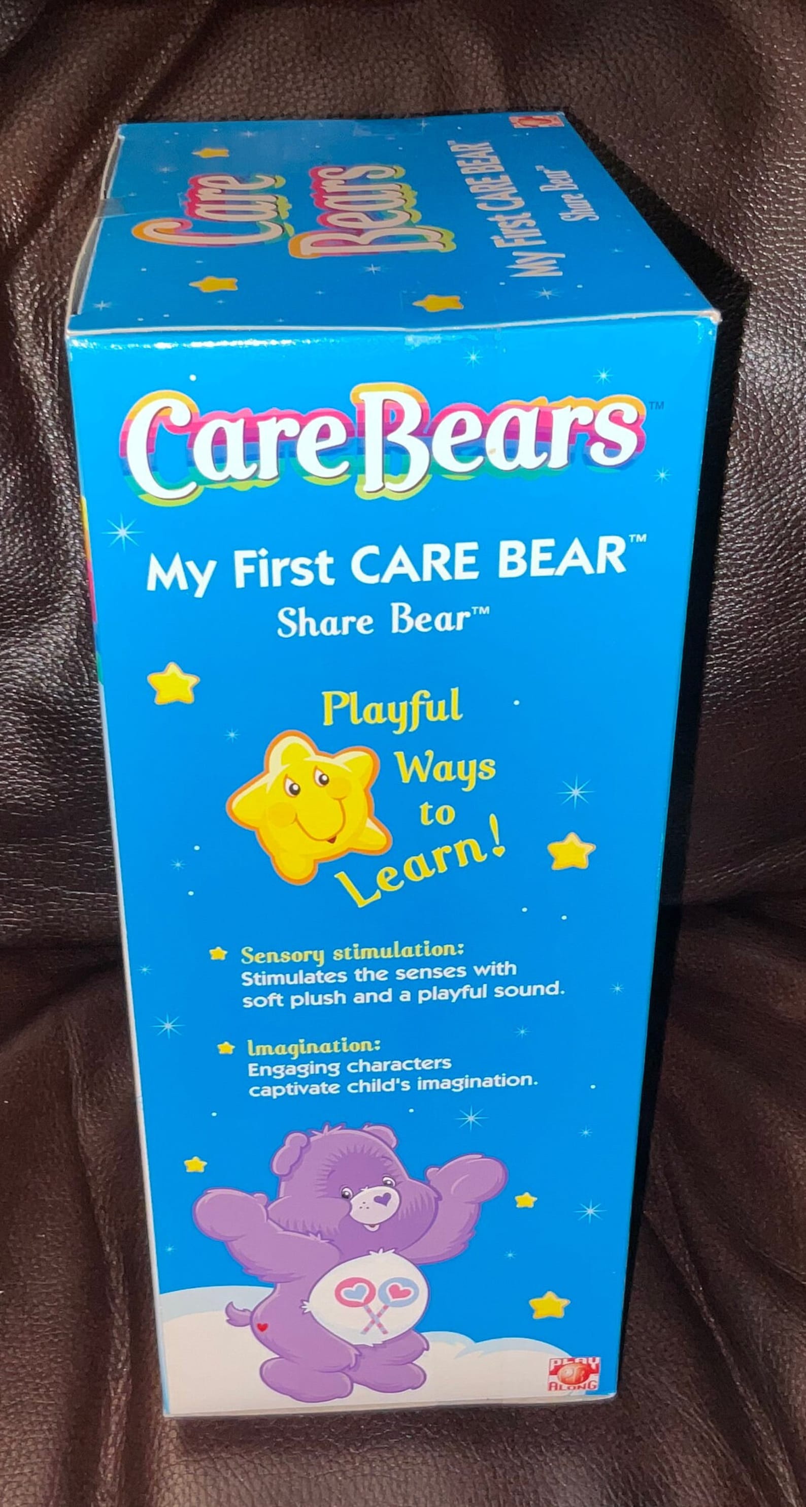 Vintage Care Bears My First Care Bear Soft Plush Share Bear With Rattle ...