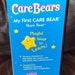 Vintage Care Bears My First Care Bear Soft Plush Share Bear With Rattle ...