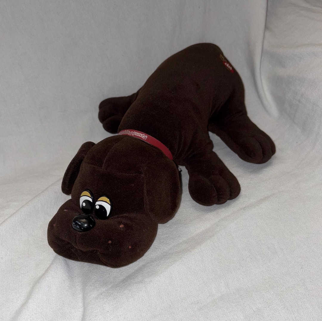 1980’s Vintage Original Pound Puppies 18” Pound Puppy With Collar ...