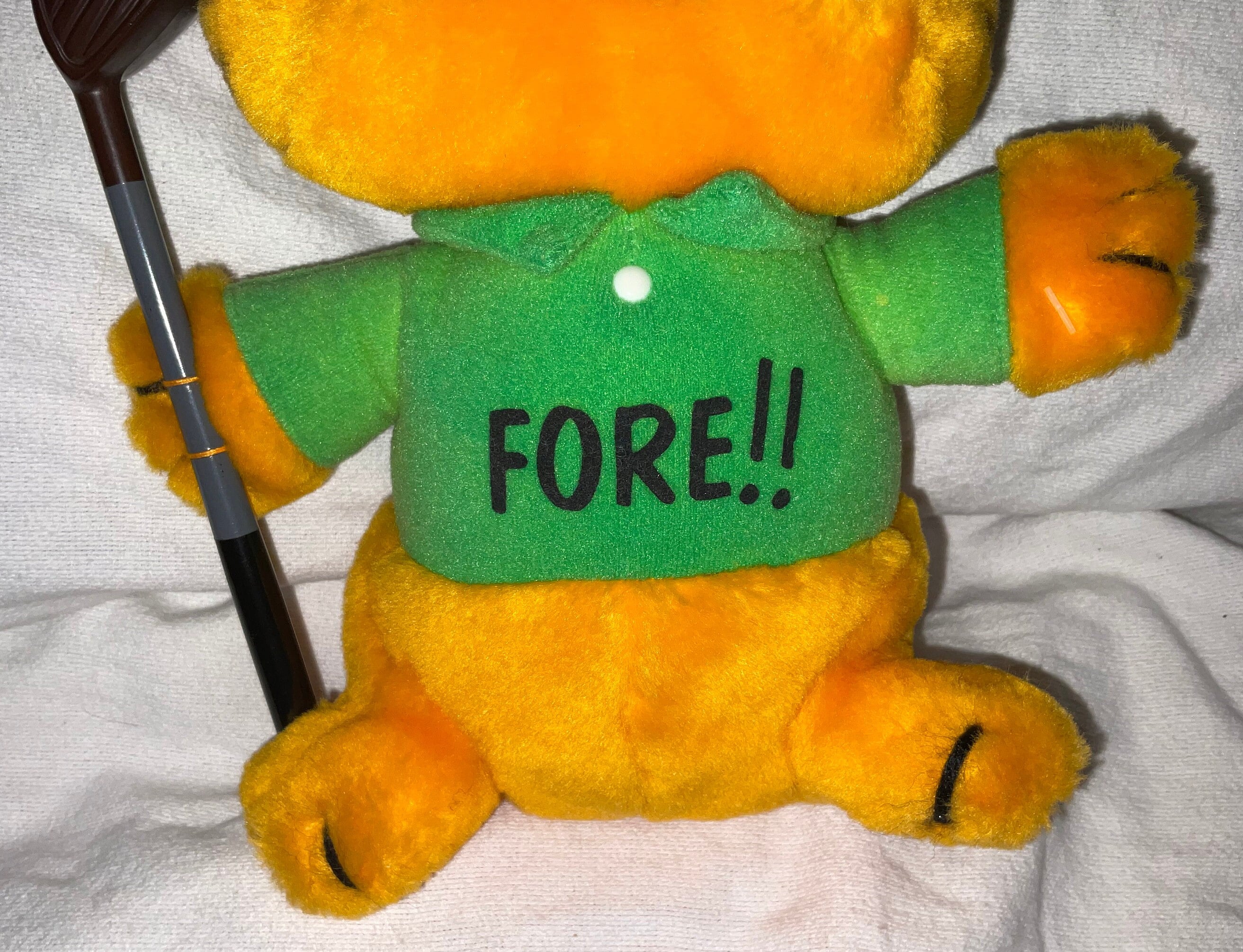 Vintage Plush Garfield the Cat Golfer With Golf Club - Etsy