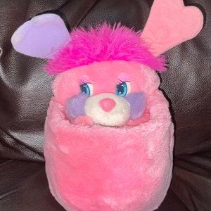 1985 Vintage Popples Plush Pink Party Popple by Mattel - Etsy