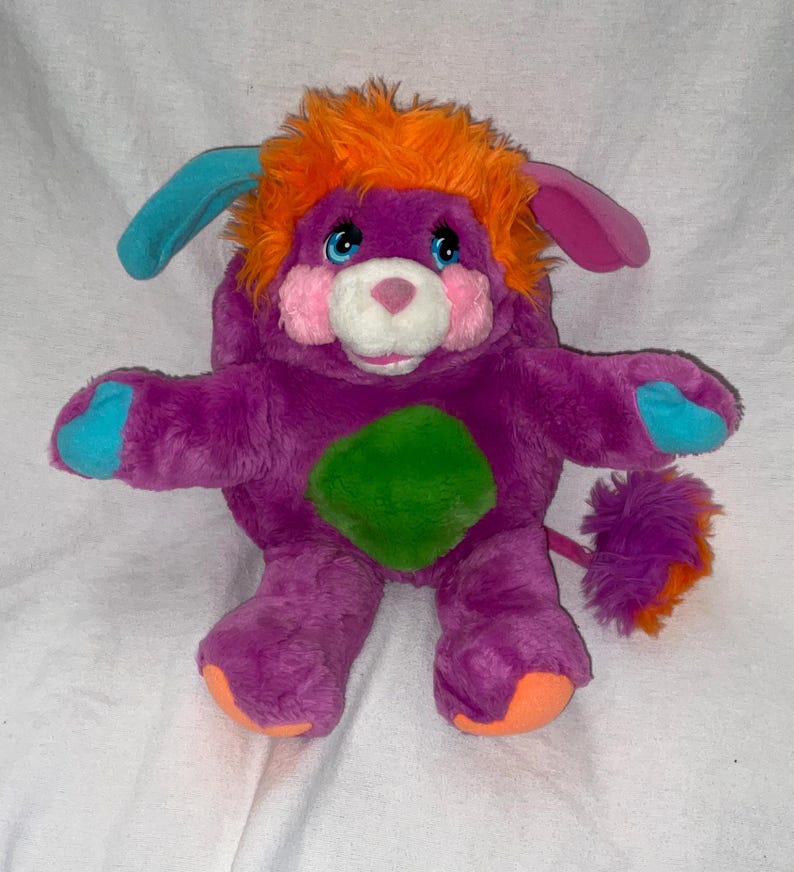 1980’s Vintage Popples Plush Pancake Popple by Mattel - Etsy