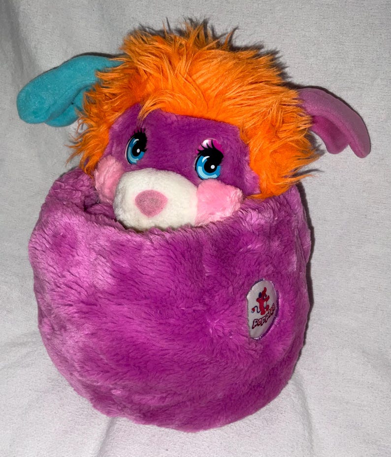 1980’s Vintage Popples Plush Pancake Popple by Mattel - Etsy