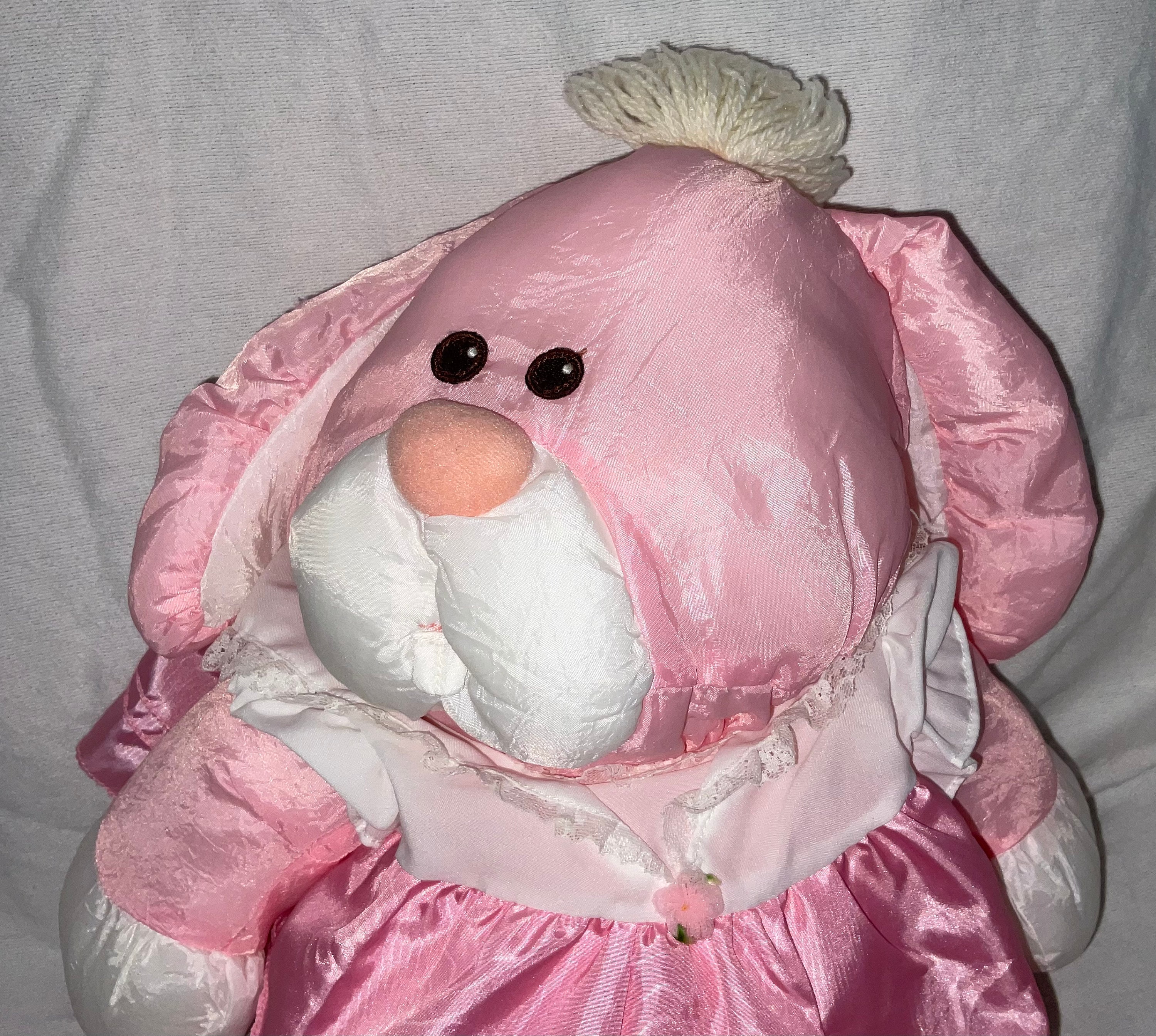 Vintage Fisher Price Puffalumps Pink Puffalump Bunny Rabbit in Pink ...
